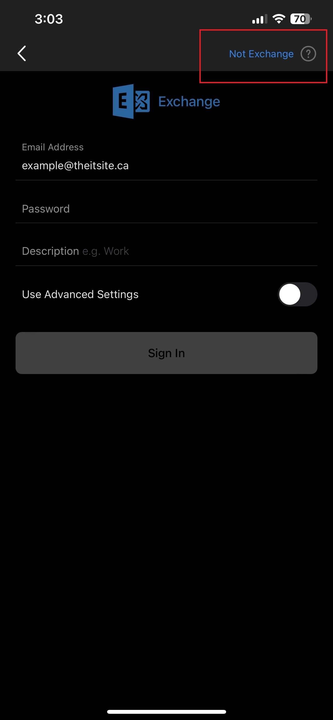 IMAP - Setup my Mailbox in Outlook on an iOS Device - Caorda Web Solutions